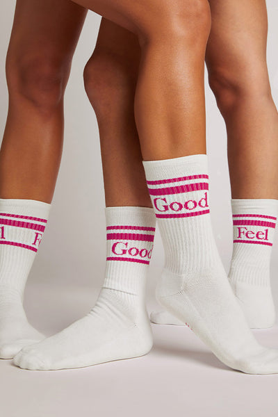 Negative | Feel Good Varsity Sock in Punch