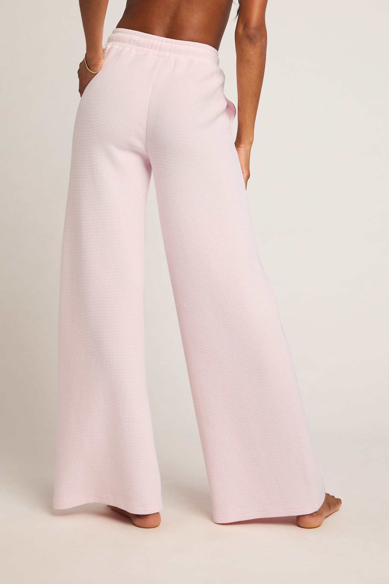 Waffle Knit Track Pant in Puff – Negative