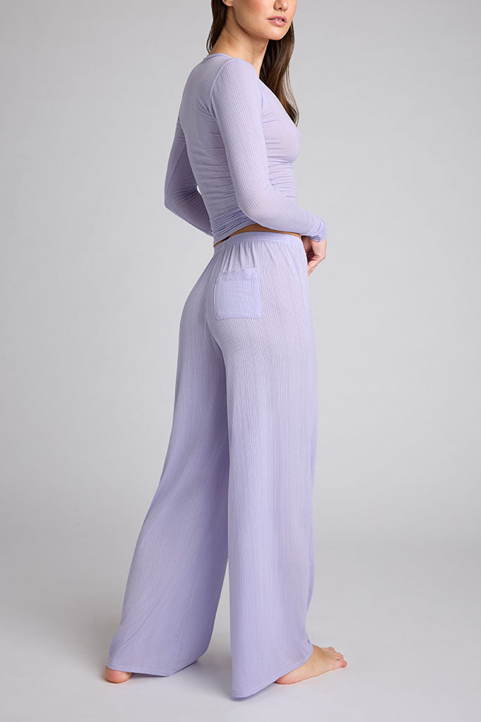 Whipped Track Pant in Violet – Negative