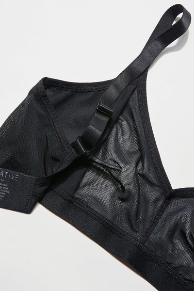 Sieve Non-Wire Bra in Black | Wireless Bra - Negative Underwear